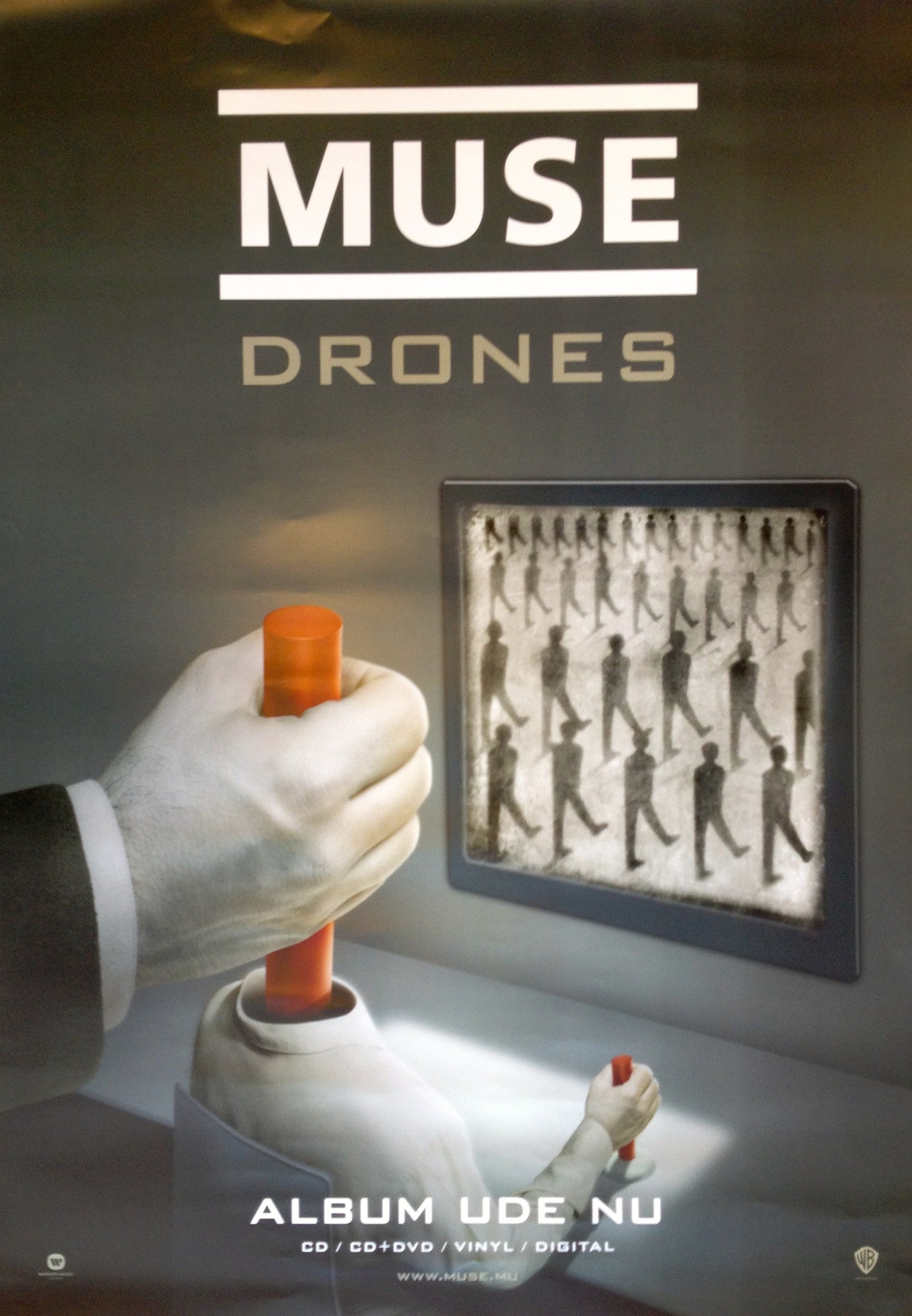 Muse - Drones- Poster – RecordPusher - International Vinyl Record Store