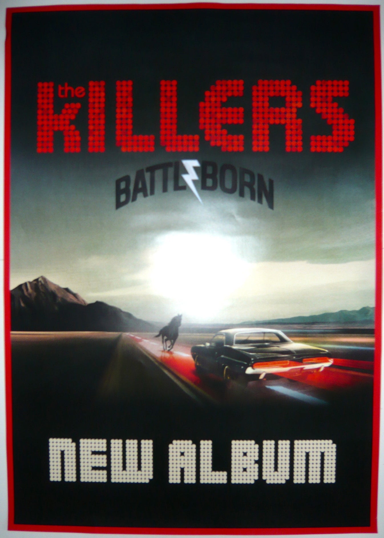 Killers - Battle Born - Poster. – RecordPusher - International Vinyl ...