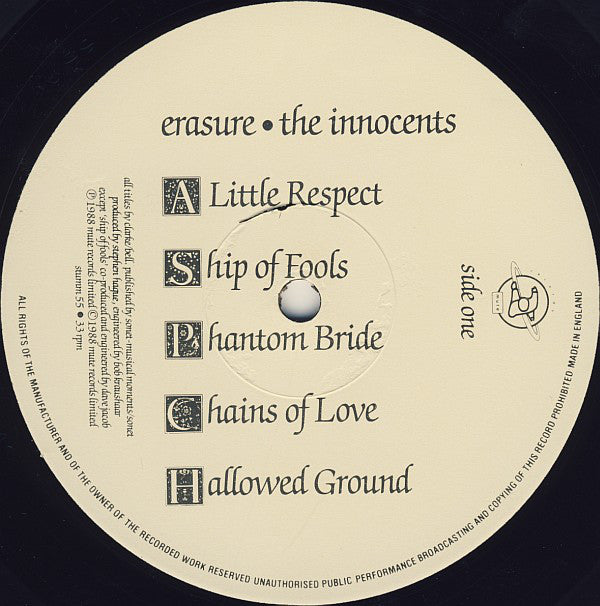 Erasure - The Innocents – Vinyl Shop - RecordPusher