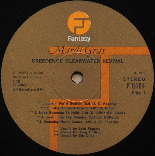 Creedence Clearwater Revival ‎– Mardi Gras – RecordPusher - International Vinyl Record Store