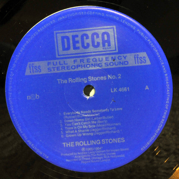 Rolling Stones ‎– No. 2 – RecordPusher - International Vinyl Record Store