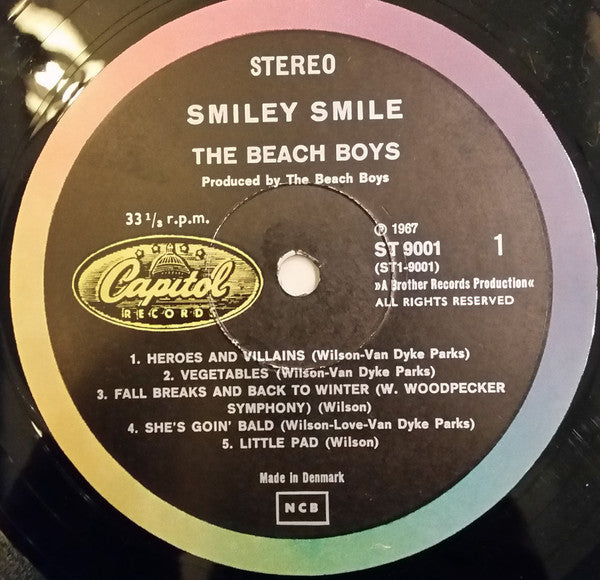 Beach Boys ‎– Smiley Smile – RecordPusher - International Vinyl Record ...