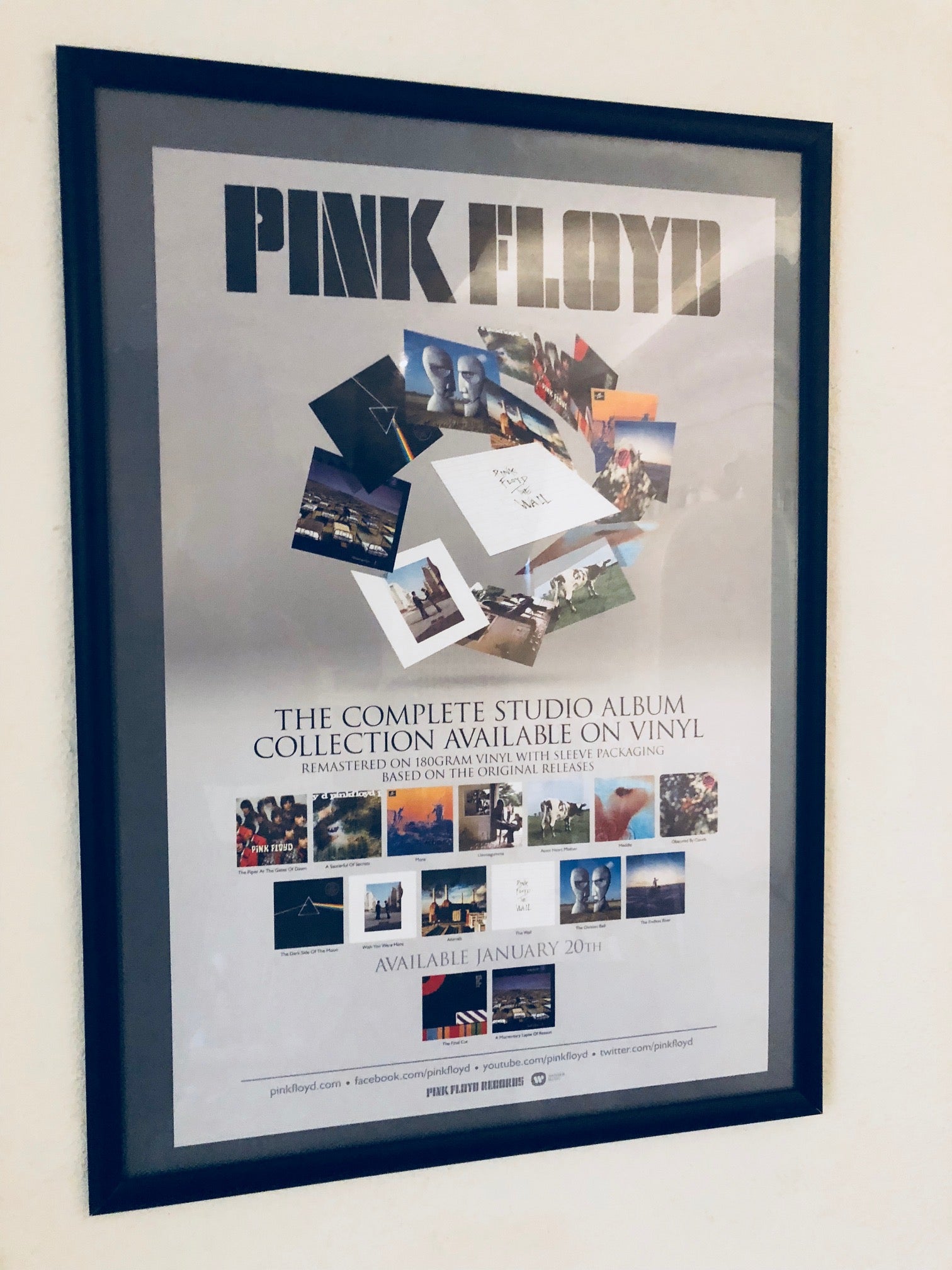 Pink Floyd - The complete studio album - Poster – RecordPusher ...